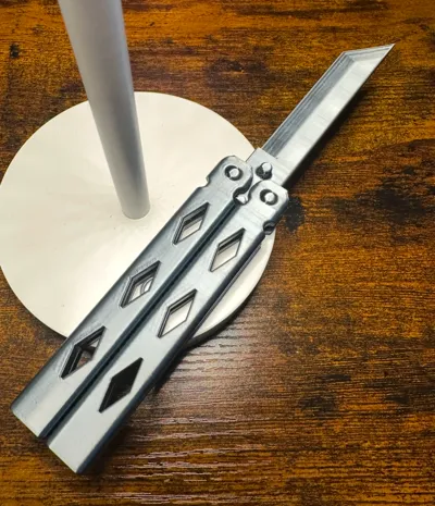Fidget Butterfly Knife Remixed by IzzyXD MakerWorld: Download Free 3D ...
