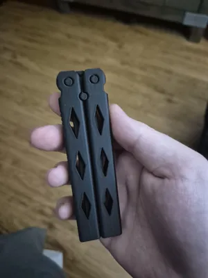 Fidget Butterfly Knife Remixed by IzzyXD MakerWorld: Download Free 3D ...