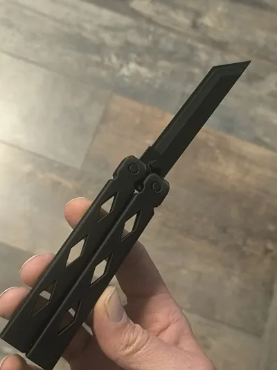 Fidget Butterfly Knife Remixed by IzzyXD MakerWorld: Download Free 3D ...