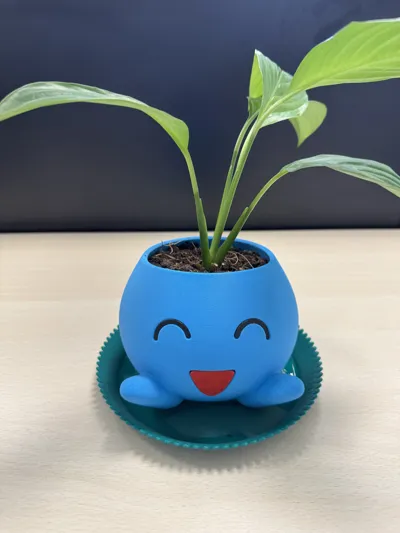 Oddish Pokemon Planter by Llambda - MakerWorld