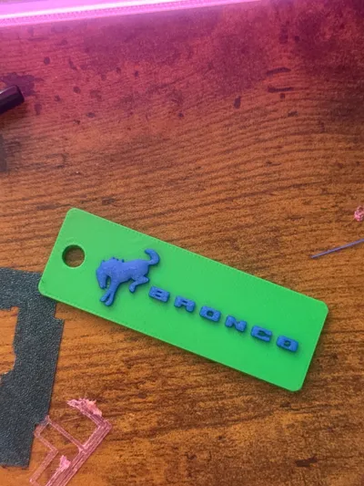 bronco keychain by psalms118woodcrafts MakerWorld: Download Free 3D Models