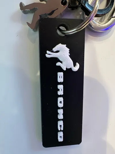 bronco keychain by psalms118woodcrafts MakerWorld: Download Free 3D Models
