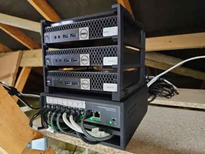 Rack de Armazenamento para Dell Optiplex Micro por Athers3d MakerWorld ...