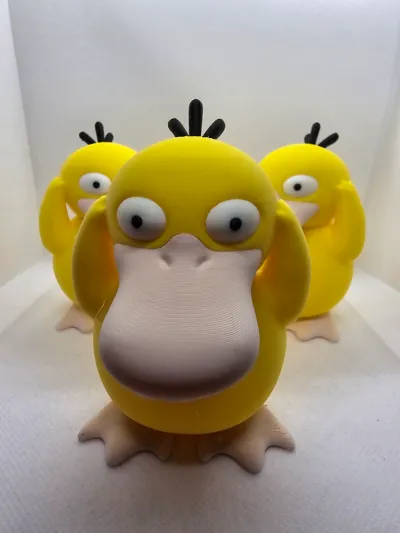 Psyduck Multicolor - Free 3D Print Model - MakerWorld