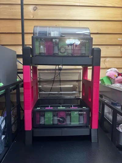 Bambu Lab AMS/AMS 2 Pro - Dual/Quad/Multi Shelf - Free 3D Print Model ...