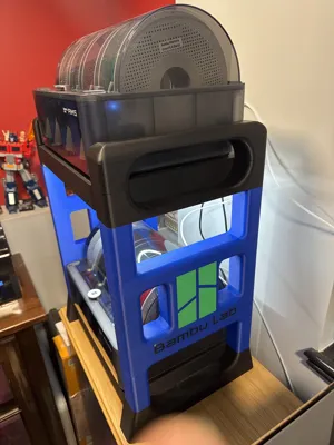 Bambu Lab AMS/AMS 2 Pro - Dual/Quad/Multi Shelf by Piddey MakerWorld ...