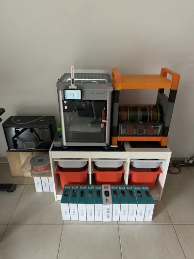 Bambu Lab AMS/AMS 2 Pro - Dual/Quad/Multi Shelf by Piddey MakerWorld ...