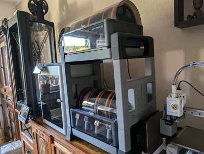 Bambu Lab AMS/AMS 2 Pro - Dual/Quad/Multi Shelf by Piddey MakerWorld ...