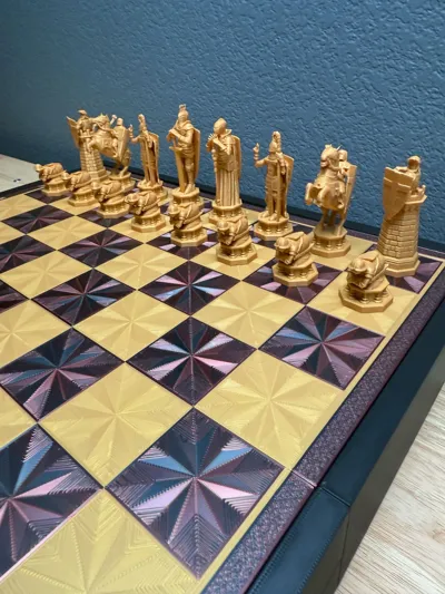 Wizard chess board and box Magnetized by Meyerhouse MakerWorld ...