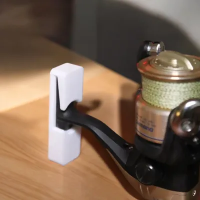 Fishing Reel Wall Mount by lorax MakerWorld: Download Free 3D Models