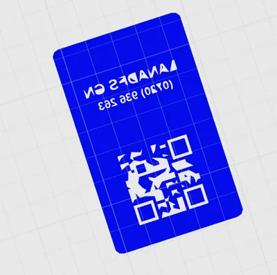 Parametric business card by miziomon - MakerWorld