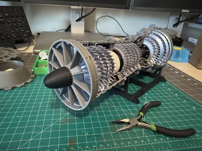 Turbojet Stand by linus3d MakerWorld: Download Free 3D Models