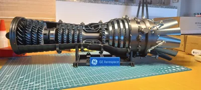 3d Printable Turbojet Engine Remixed by linus3d MakerWorld: Download ...