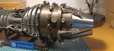 3d Printable Turbojet Engine Remixed by linus3d MakerWorld: Download ...