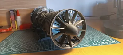 3d Printable Turbojet Engine Remixed by linus3d MakerWorld: Download ...