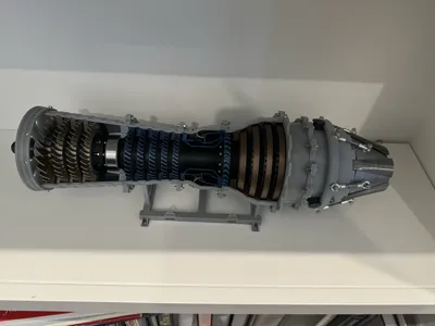 3d Printable Turbojet Engine Remixed by linus3d MakerWorld: Download ...