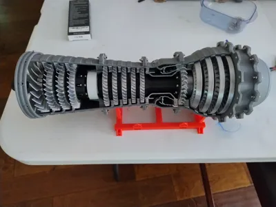 3d Printable Turbojet Engine Remixed by linus3d MakerWorld: Download ...