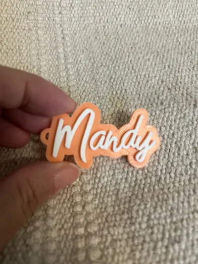 Bambulicious Name tag 2.0 - NEW VERSION! by MAK3D4U MakerWorld: Download Free 3D Models