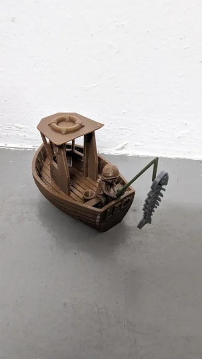 LEO the little fishing boat (visual benchy) by vandragon_de - MakerWorld