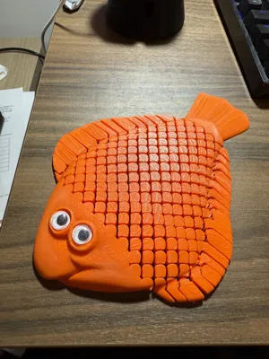 Floppy Flounder - Articulating Flexi Fish by Bearded Printer MakerWorld ...