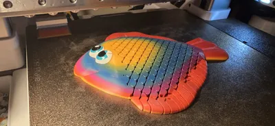Floppy Flounder - Articulating Flexi Fish by Bearded Printer MakerWorld ...