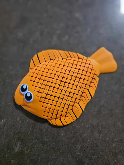 Floppy Flounder - Articulating Flexi Fish by Bearded PrinterMakerWorld ...