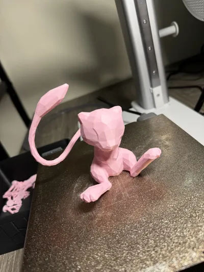 Low Poly Mew Pokemon by Zorzet90 - MakerWorld