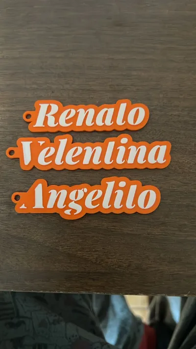 Custom Name Keychain Generator by busterblake27 - MakerWorld