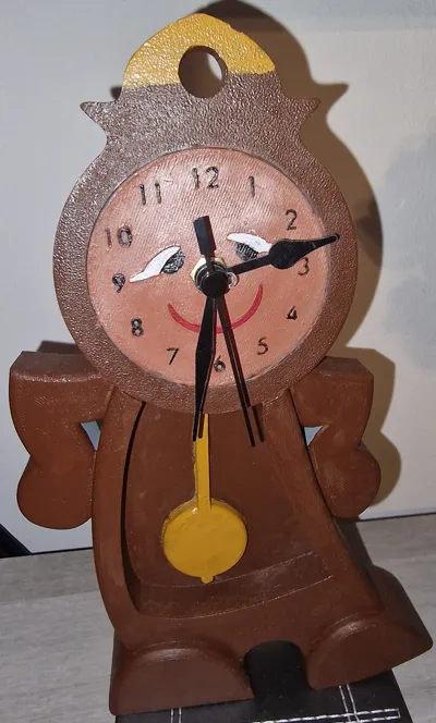 kit 011 cute little man clock by Mimi home decoration - MakerWorld