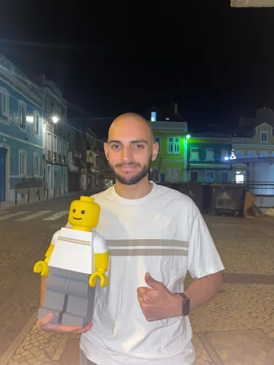Brick Megafigure (10:1 scale) - Free 3D Print Model - MakerWorld