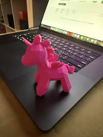 Low Poly Unicorn by DND Daily necessities designer MakerWorld: Download ...