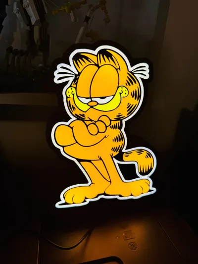 GARFIELD LIGHTBOX by fasivaa - MakerWorld