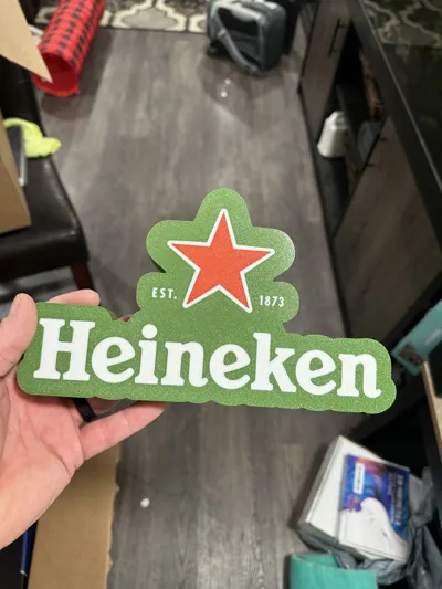 Heineken Lightbox LED Lamp by braga3dprint - MakerWorld
