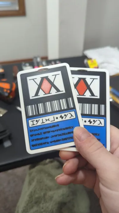 HxH Hunter License - Free 3D Print Model - MakerWorld