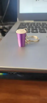 Coffee cup keychains by KENPRINT MakerWorld: Download Free 3D Models