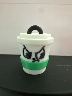 Grumpy Java Keychain by SugarPaws3D - MakerWorld