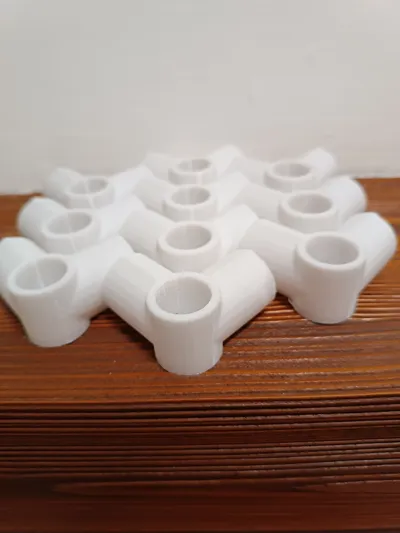 3-Way Elbow, 1/2" PVC Pipe Fitting by YBlood - Tony Youngblood ...