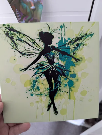 Fairy #1 - Tinkerbell Hueforge by Canadian GamerMakerWorld: Download ...