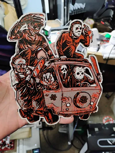 Horror Machine (Hue Forge) by Bastolin MakerWorld: Download Free 3D Models