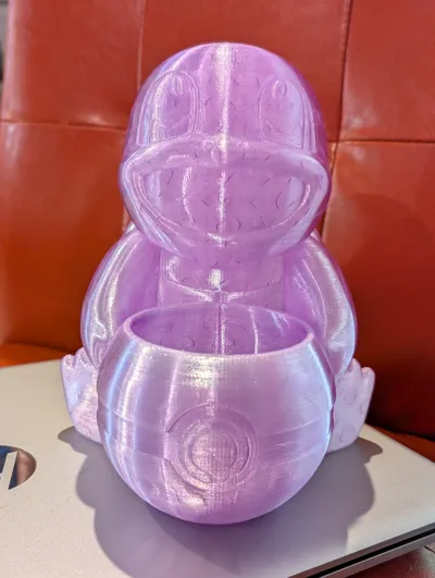 Pokemon-Squirtle Planter (NO SUPPORT) 来自 SnapPrint3D_SuperCrazyPrints MakerWorld：免费下载 3D 模型