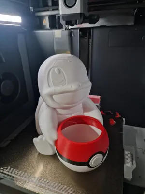 Pokemon-Squirtle Planter (NO SUPPORT) by SnapPrint3D_SuperCrazyPrints MakerWorld: Download Free ...