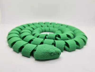 Flexi Articulated Snake 114 cm long by uni3Dworld MakerWorld: Download ...