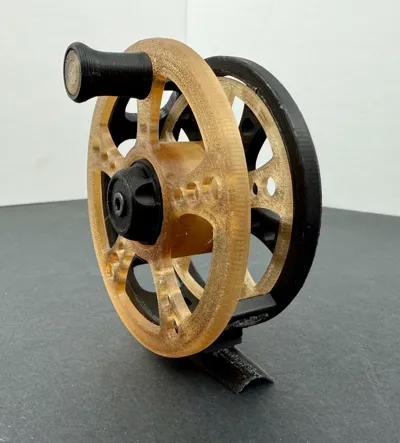 Fly fishing reel - Free 3D Print Model - MakerWorld