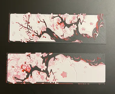 "Sakura Tree" - Bookmarks set by C3D - MakerWorld
