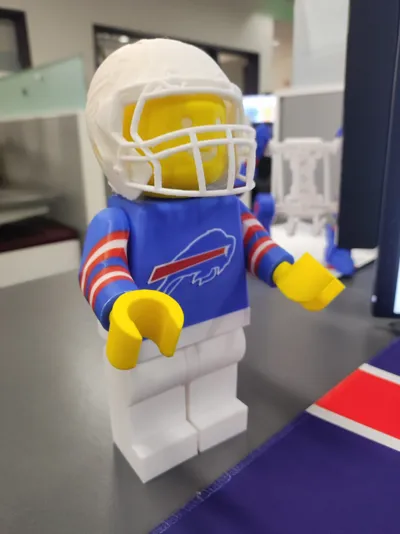 NFL Brick Man - Buffalo Bills (500%) by Jandaa MakerWorld: Download ...
