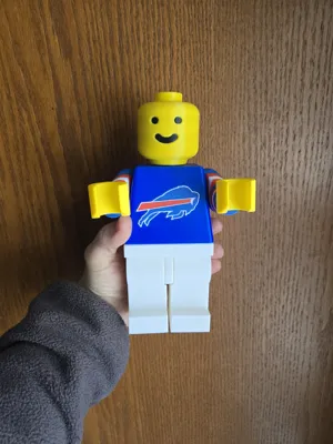 NFL Brick Man - Buffalo Bills (500%) by Jandaa MakerWorld: Download ...