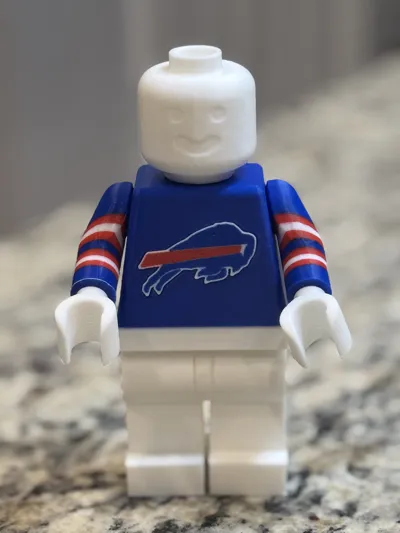NFL Brick Man - Buffalo Bills (500%) by Jandaa MakerWorld: Download ...