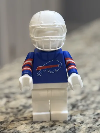 NFL Brick Man - Buffalo Bills (500%) by Jandaa MakerWorld: Download ...