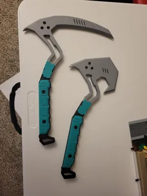 Tactical Sickle + Hand Axe by 风暴手作 MakerWorld: Download Free 3D Models