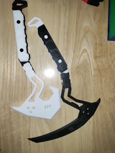 Tactical Sickle + Hand Axe by 风暴手作 MakerWorld: Download Free 3D Models